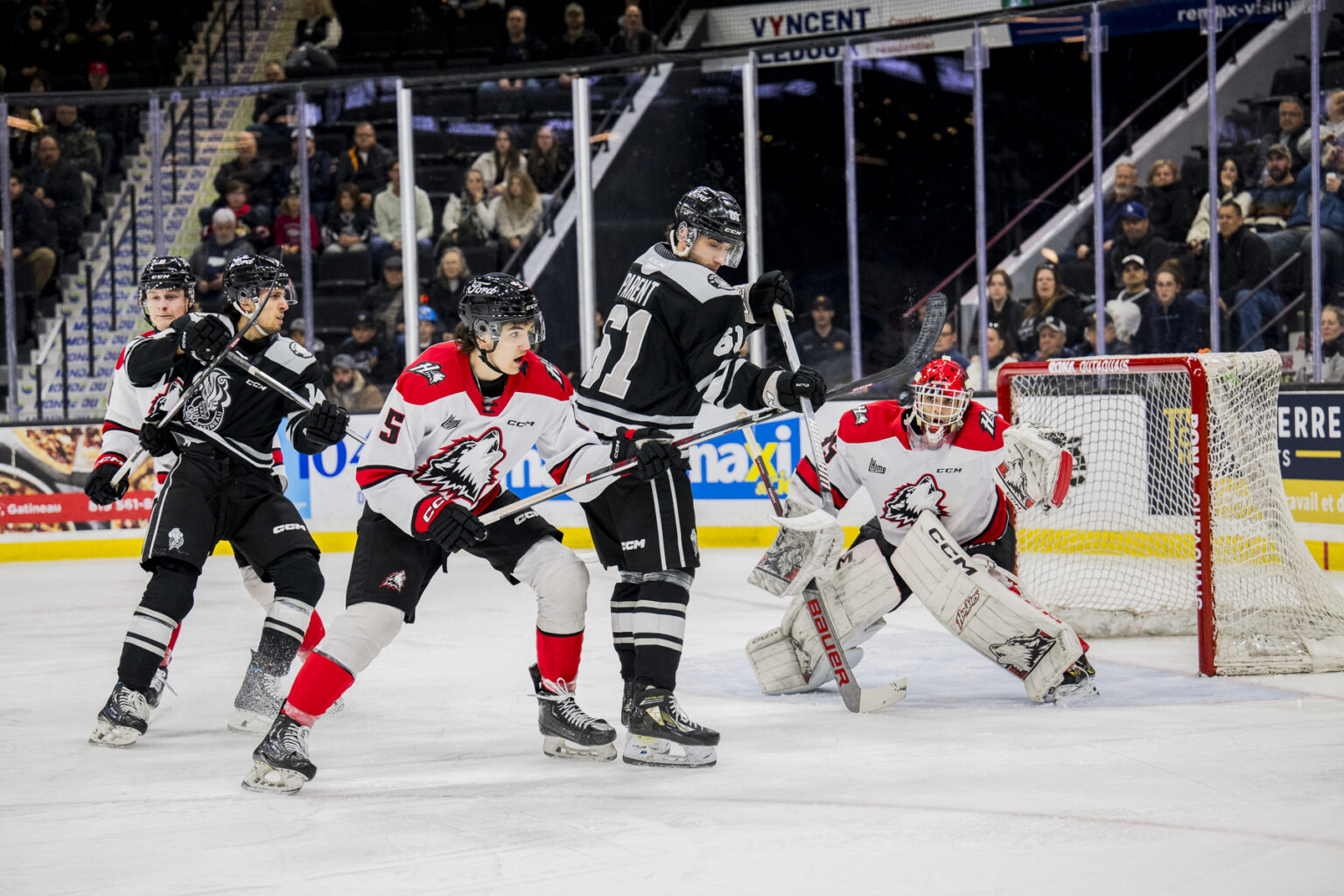 Les Huskies poussent Gatineau près du gouffre - Huskies de Rouyn-Noranda