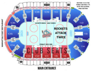 Seating Map - Kelowna Rockets