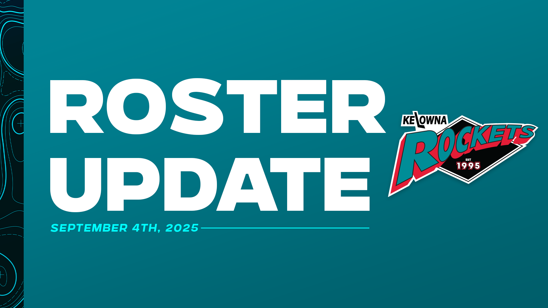 ROSTER UPDATE: Rockets Reassign Four Players - Kelowna Rockets