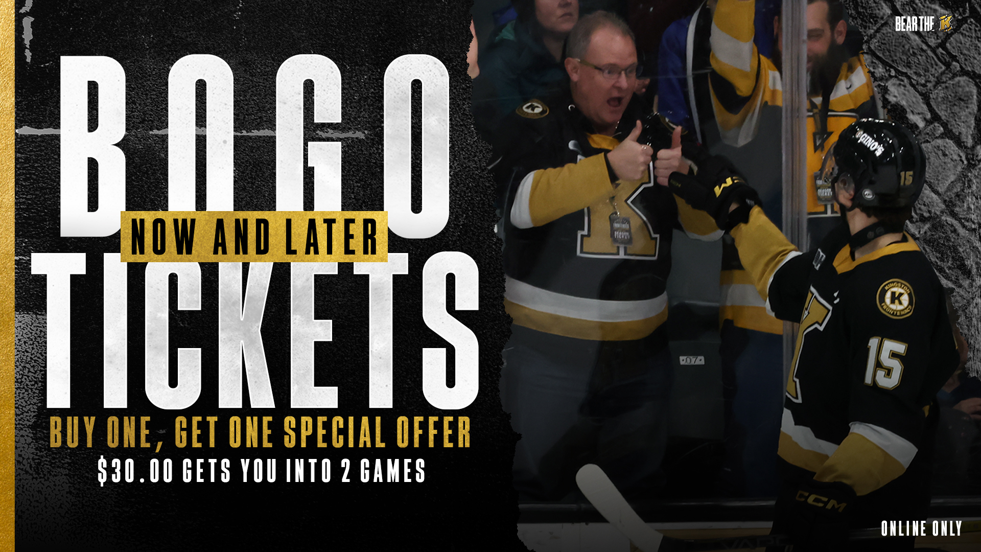 BOGO Ticket Offers - Kingston Frontenacs