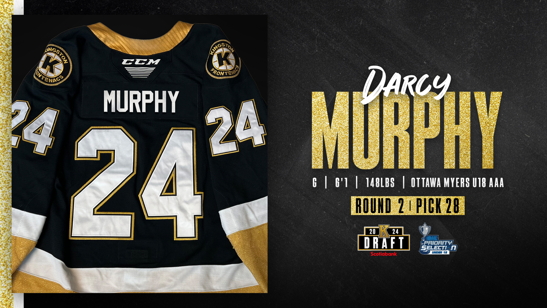 2024 U18 Draft Tracker: Wednesday, April 17th - Kingston Frontenacs