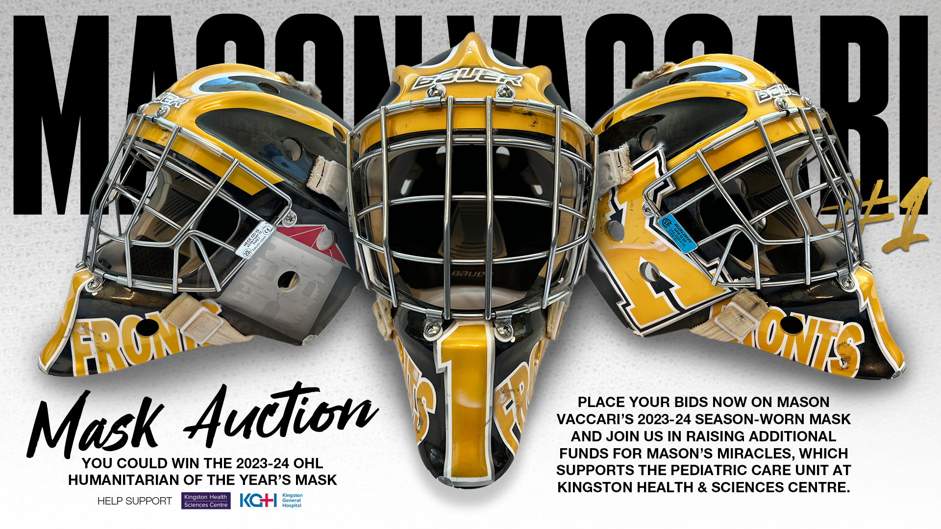 Mason Vaccari Claims OHL’s Dan Snyder Memorial Trophy - Kingston Frontenacs