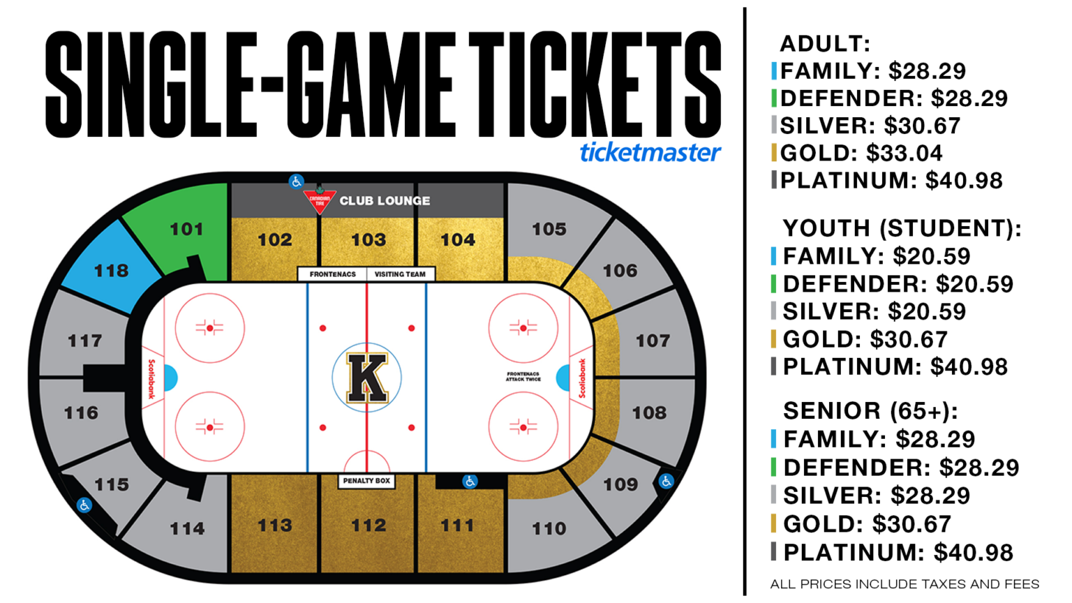 Ticket Information - Kingston Frontenacs