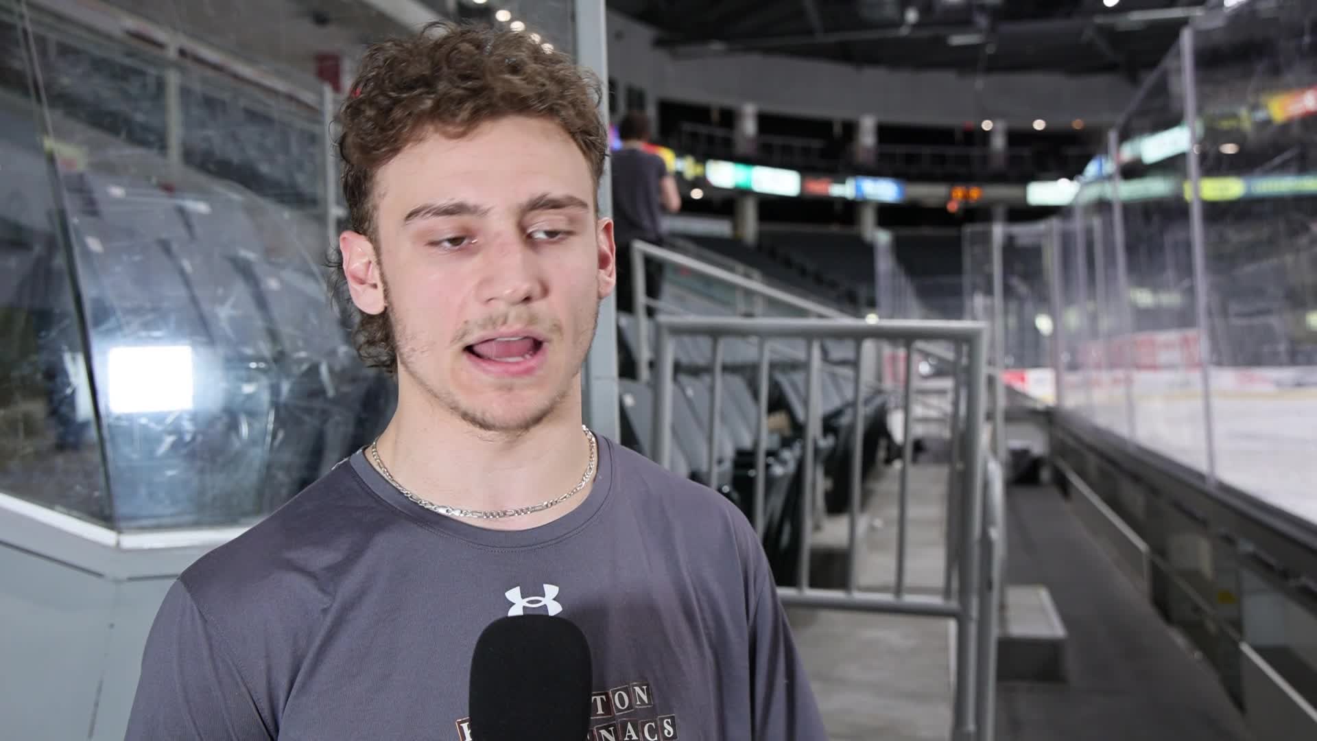 Post Game Interview: Gage Heyes April 20/2025 - Kingston Frontenacs