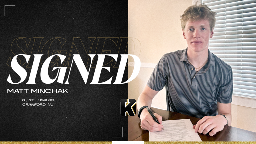 Frontenacs sign free agent goaltender Matt Minchak - Kingston Frontenacs