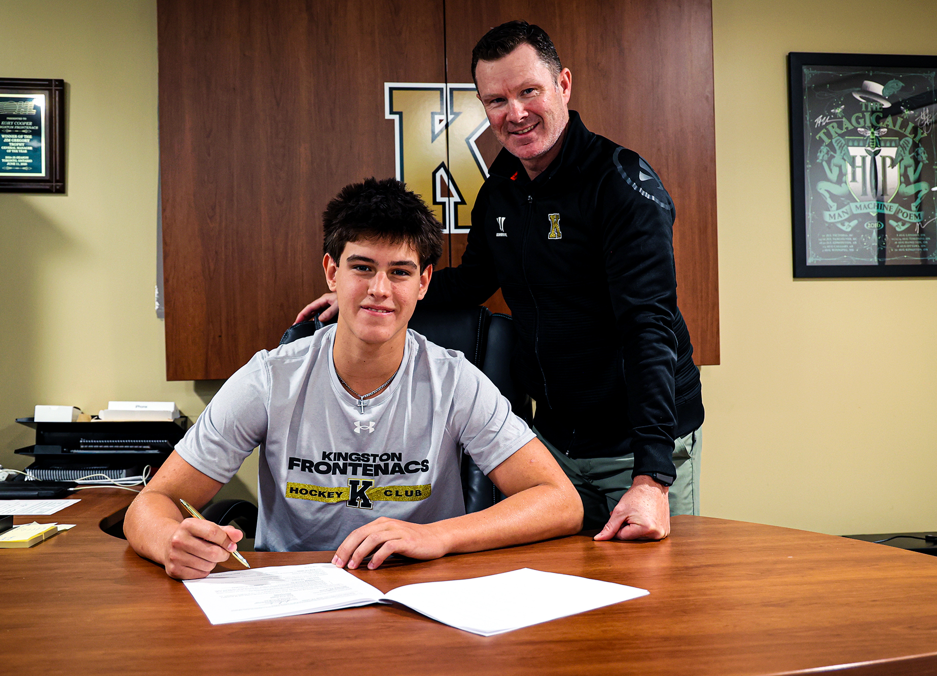 Dante D'Andrea commits to the Frontenacs - Ontario Hockey League