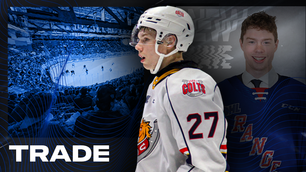 Rangers acquire Ellinas in trade with Barrie - Kitchener Rangers