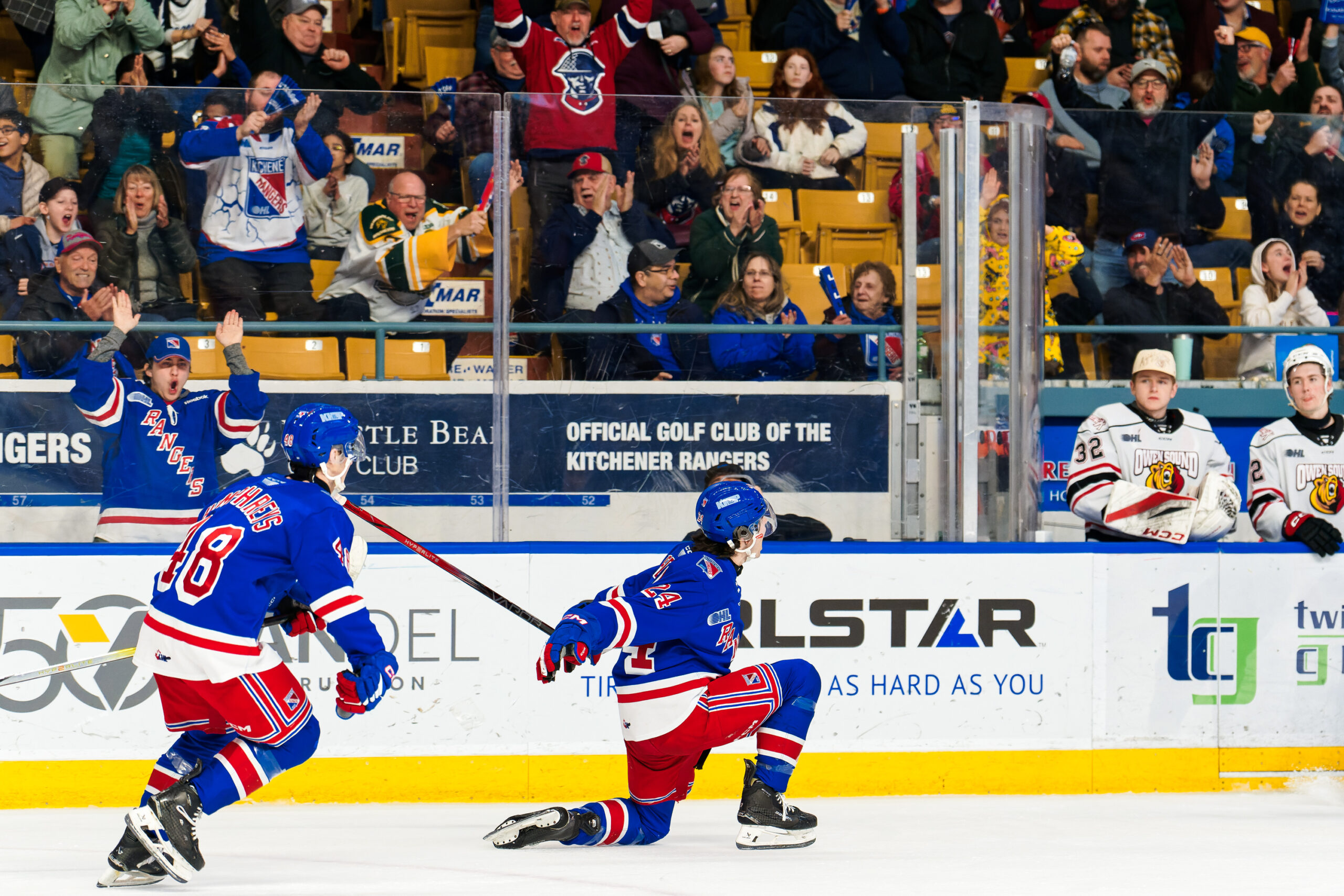 Game Recap: Rangers Hit Century Point Mark With 3-2 Win Over Owen Sound ... Game Recap: Rangers Hit Century Point Mark With 3-2 Win Over Owen Sound ...