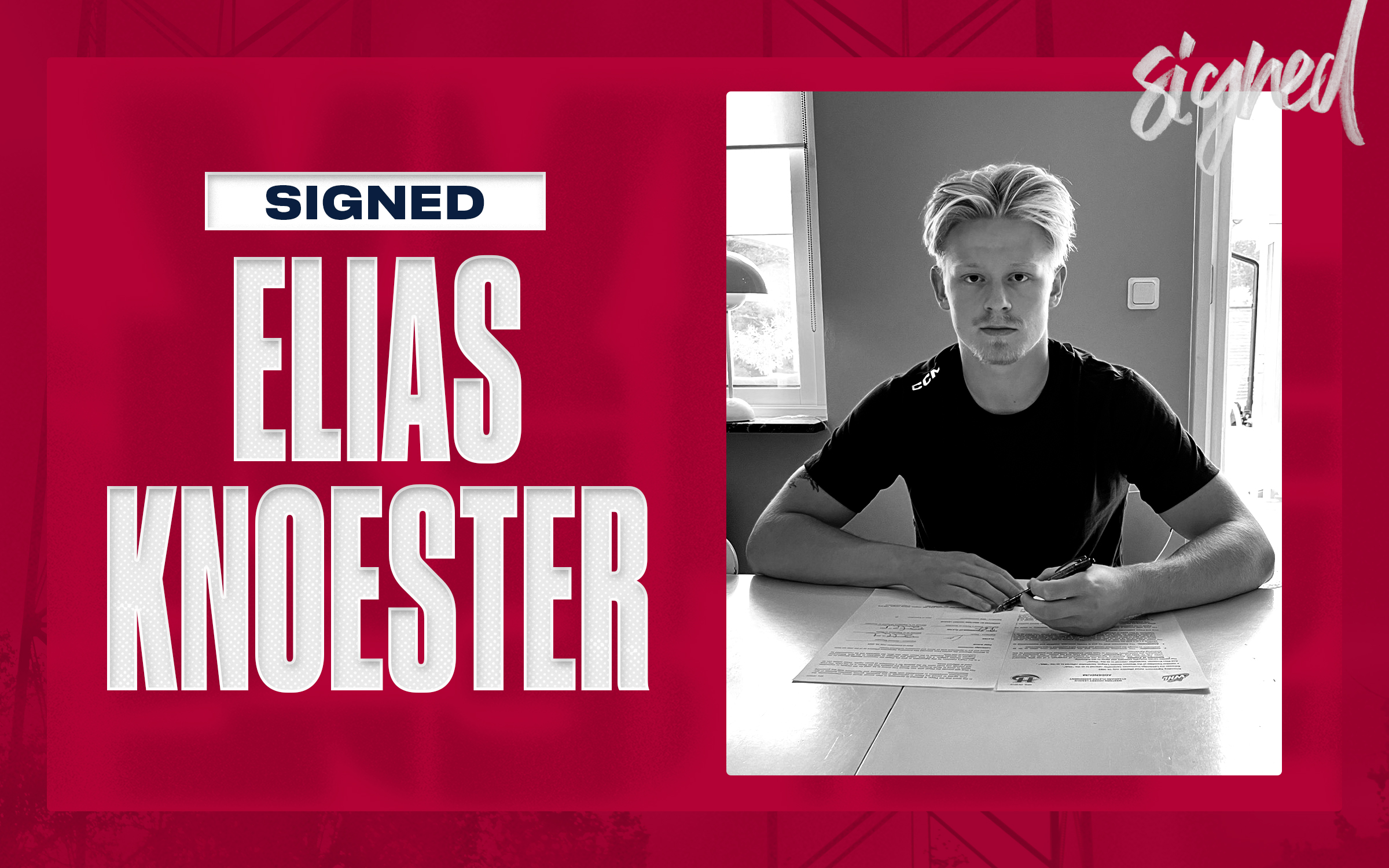 Knoester Signs with Hurricanes - Lethbridge Hurricanes