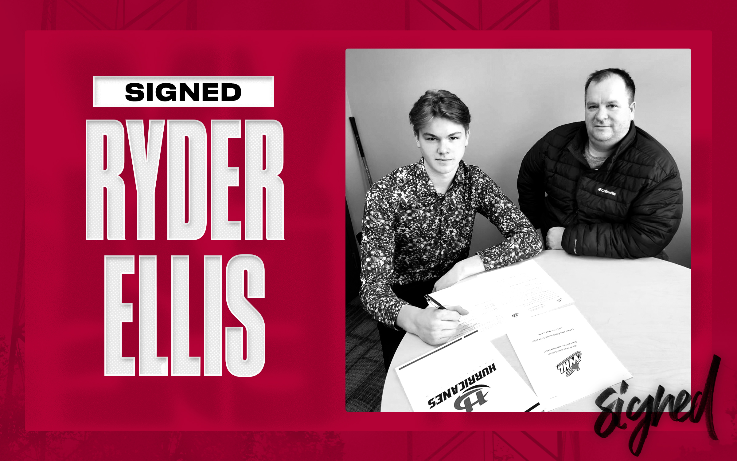 Hurricanes Sign Ryder Ellis - Lethbridge Hurricanes