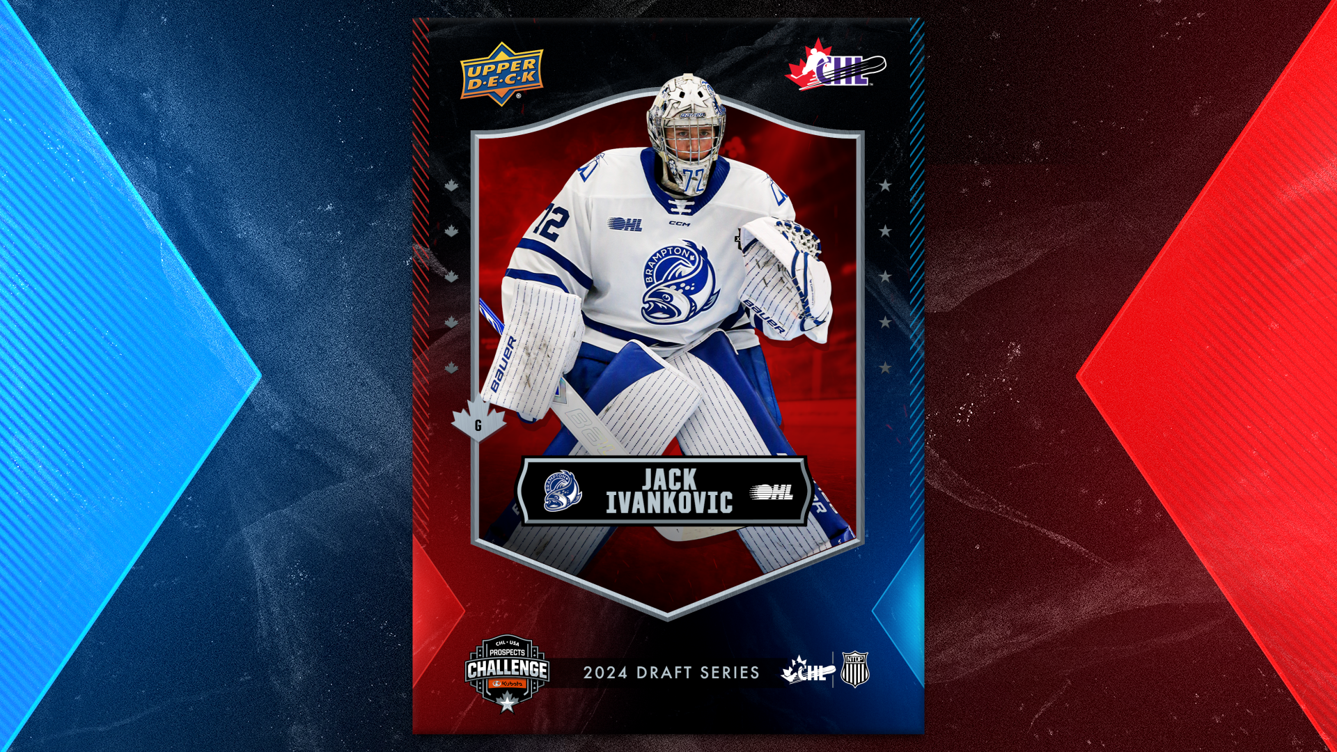 BRAMPTON STEELHEADS' JACK IVANKOVIC OF THE ONTARIO HOCKEY LEAGUE ...