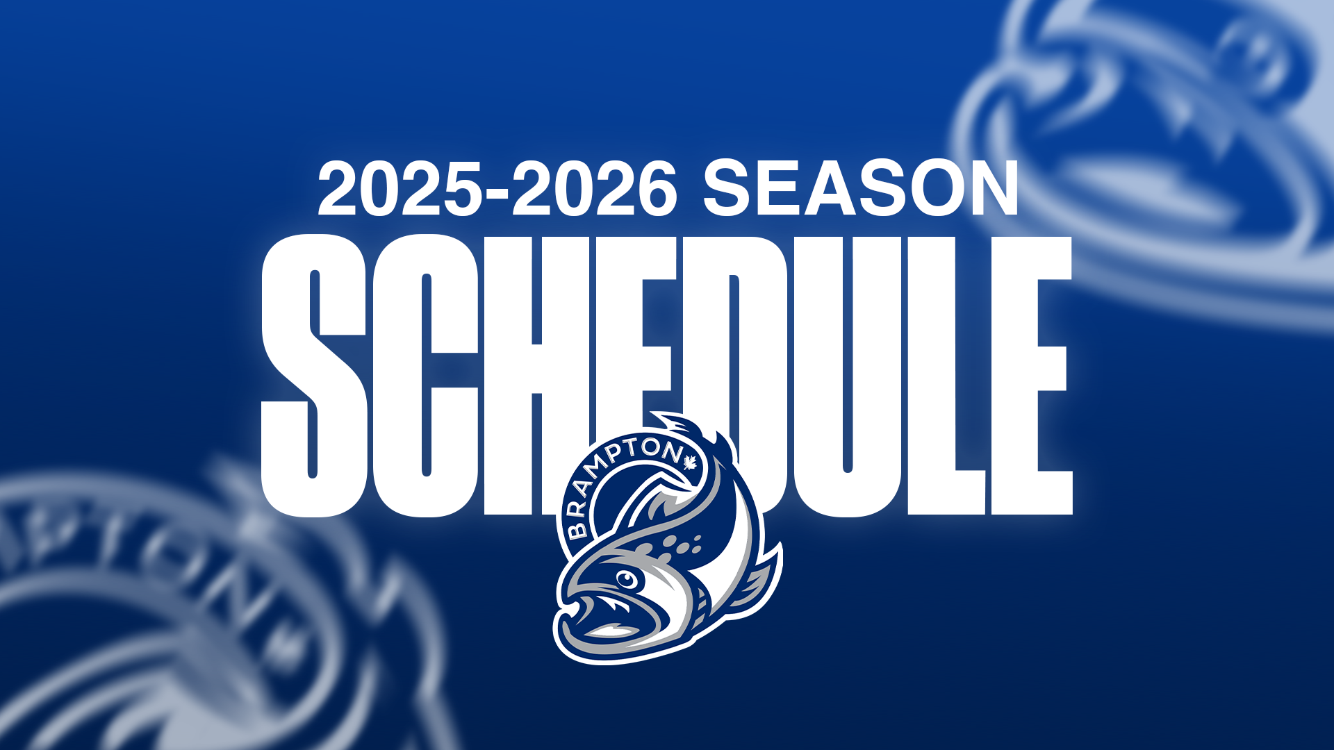 BRAMPTON STEELHEADS RELEASE 2025-26 REGULAR SEASON SCHEDULE - Brampton ...