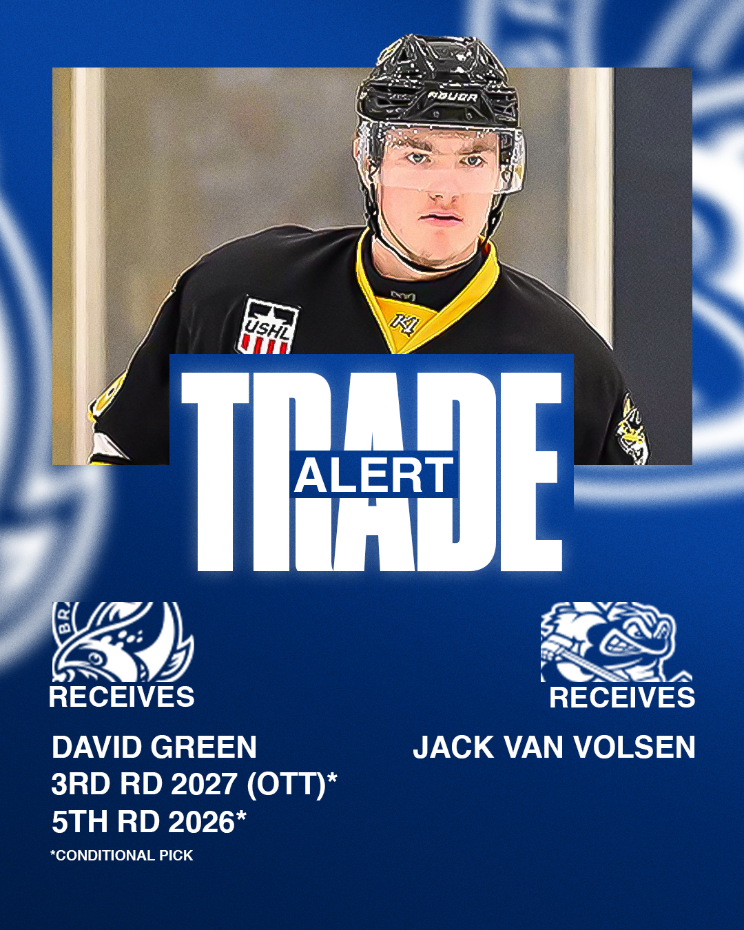 STEELHEADS COMPLETE TRADE WITH STING - Brampton Steelheads