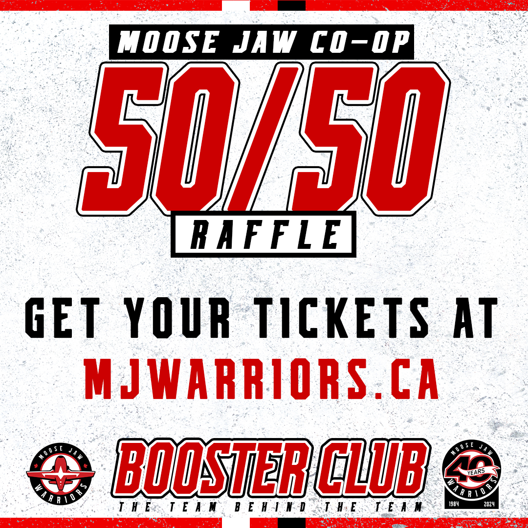 2023-24 Moose Jaw CO-OP 50/50 - Moose Jaw Warriors