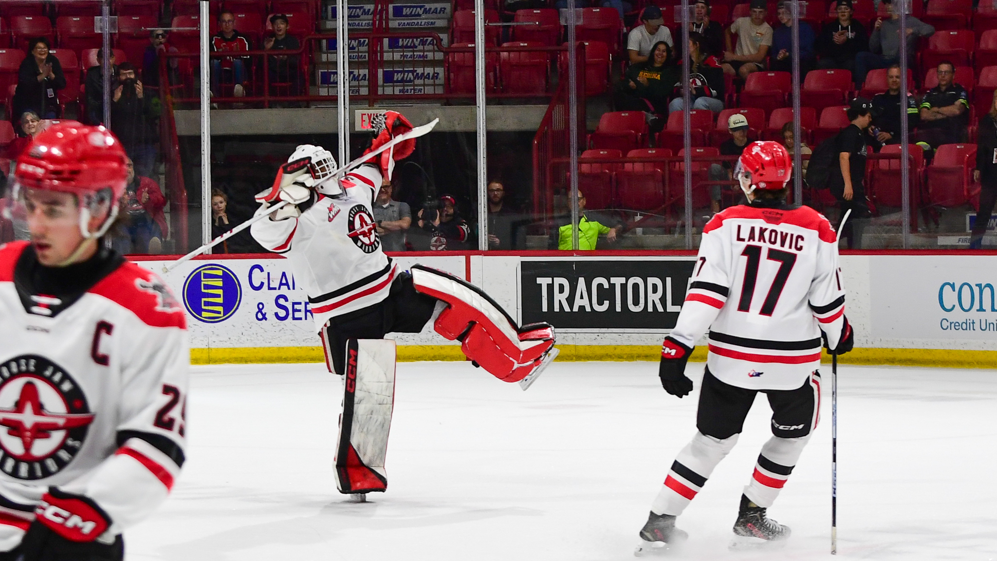 Banini backstops Warriors to win over Silvertips on Friday - Moose Jaw ...