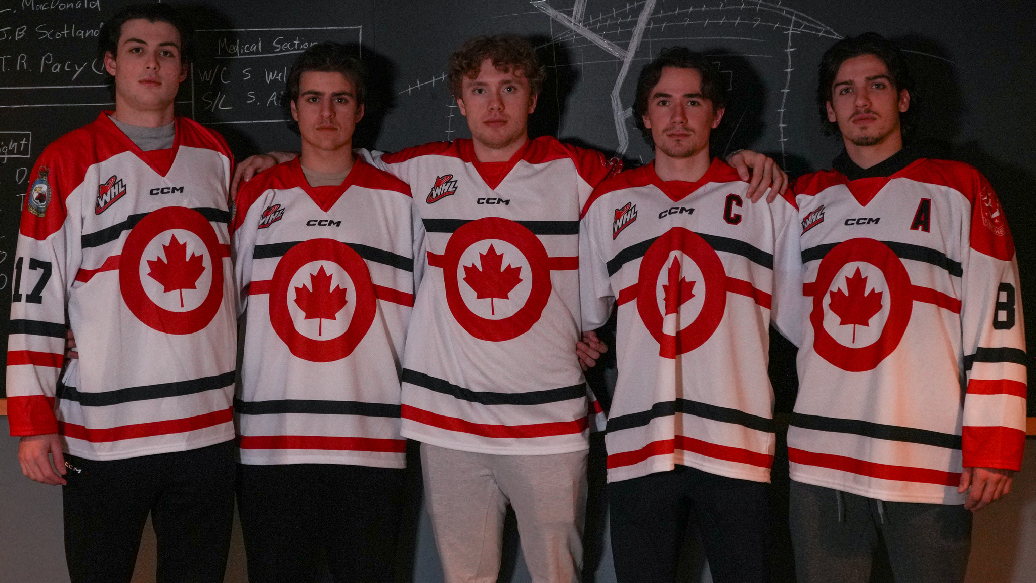 Military Appreciation Night jerseys up for auction Friday night - Moose ...