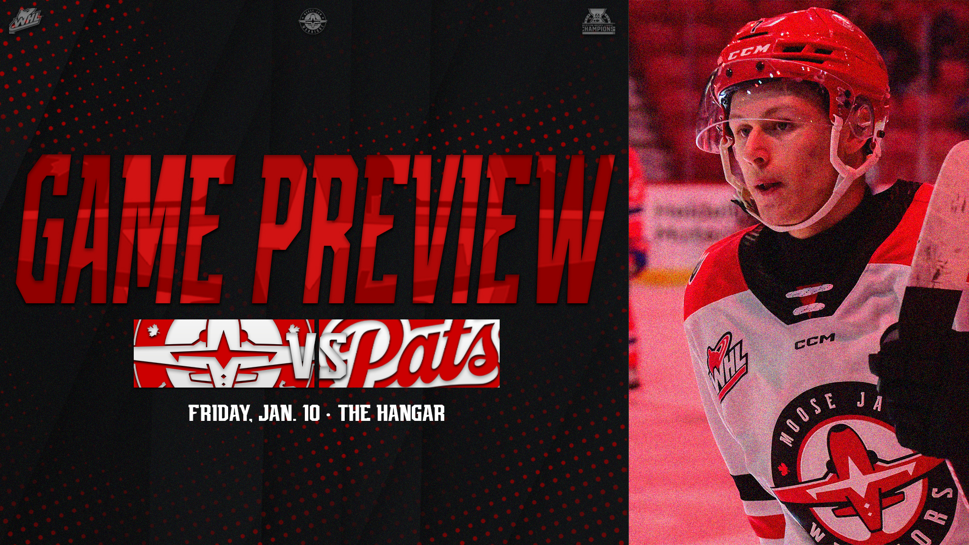 PREVIEW - Warriors and Pats renew rivalry - Moose Jaw Warriors
