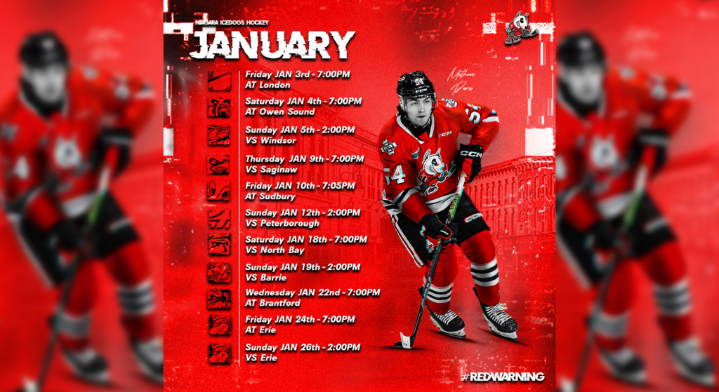 2024/2025 IceDogs Regular Season Schedule Announced - Niagara IceDogs