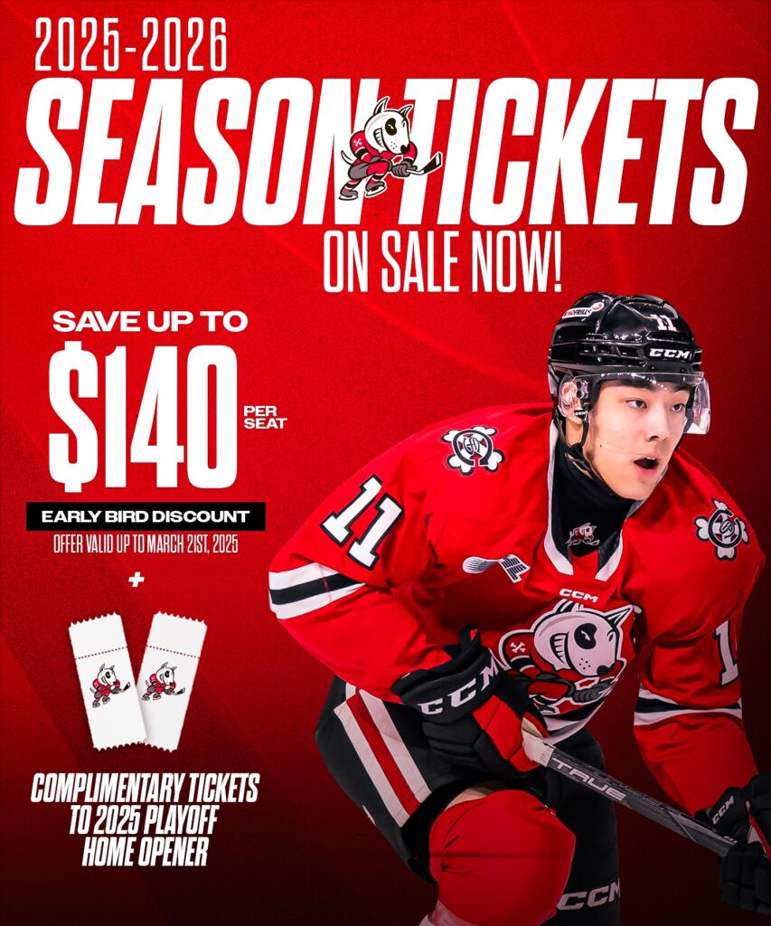 2024-2025 Home Schedule - Niagara IceDogs