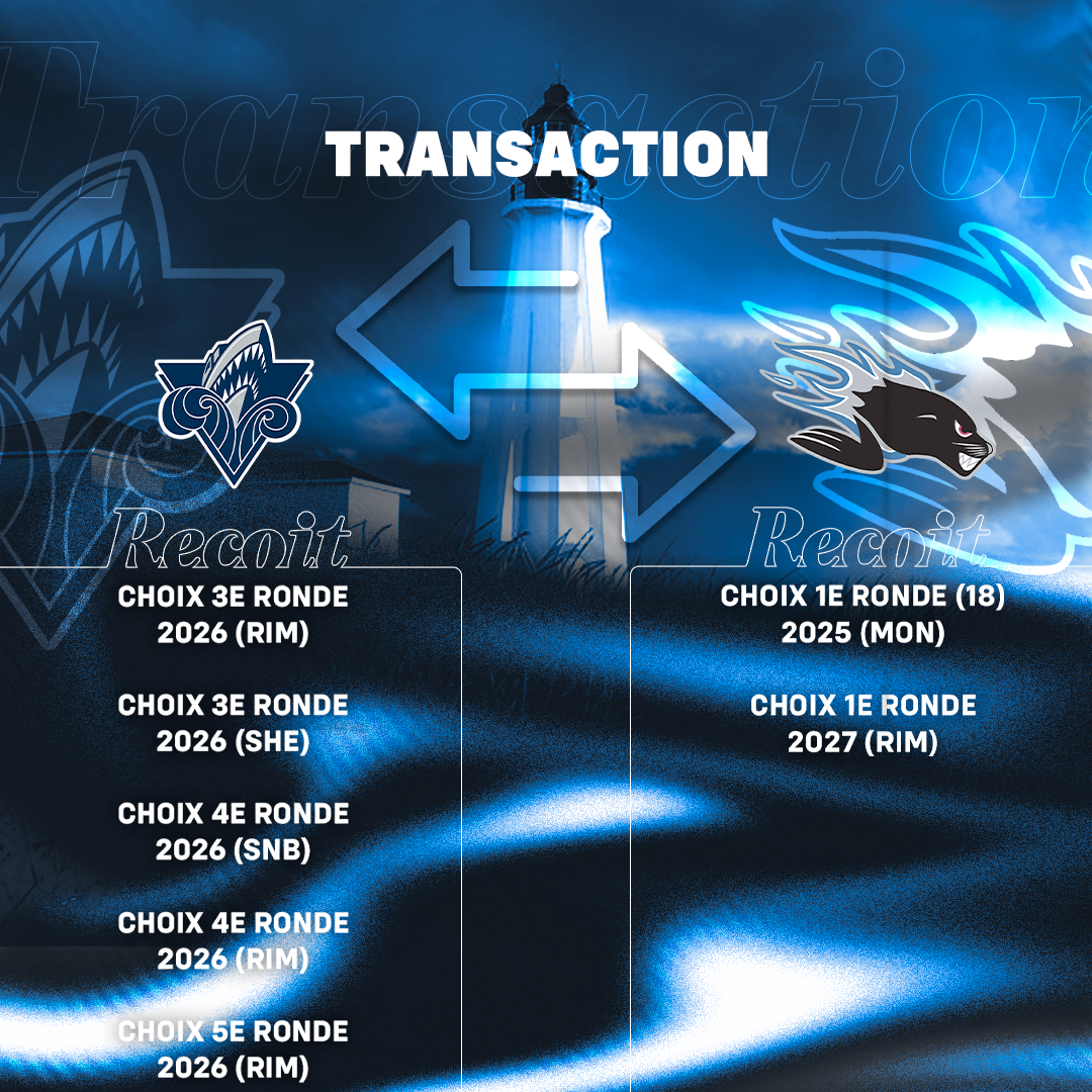 TRANSACTION : L'Océanic et les Sea Dogs transigent 7 choix au repêchage ...