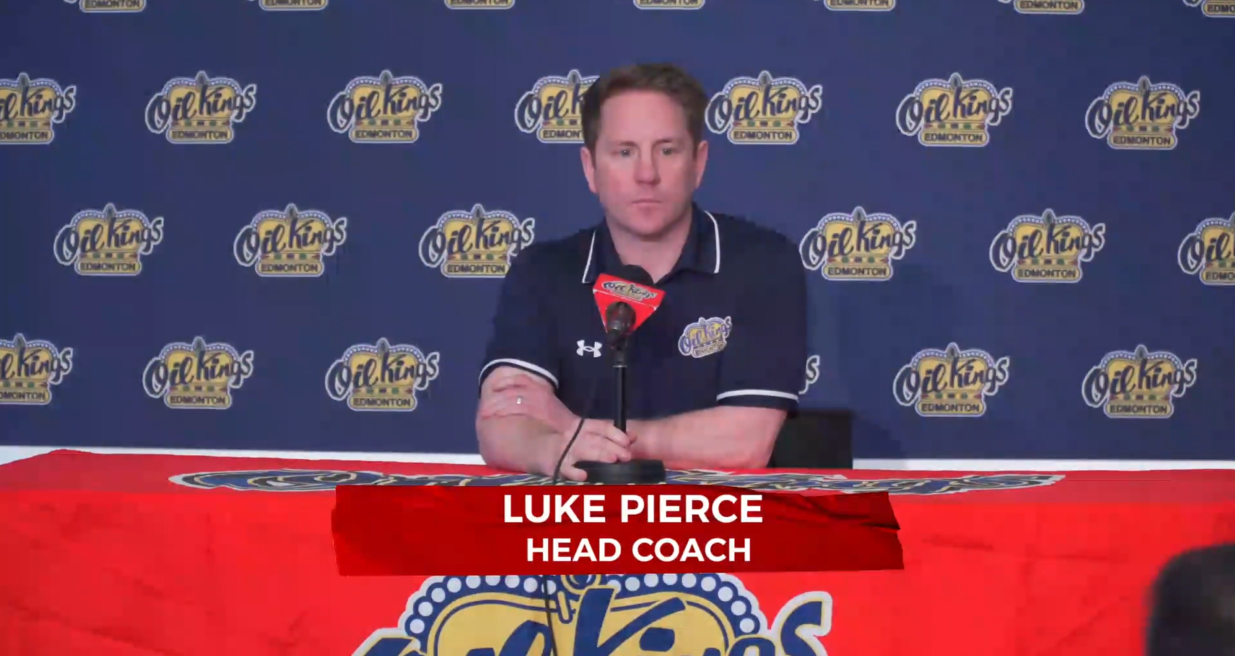 RAW: Luke Pierce End of Season Availability - Edmonton Oil Kings