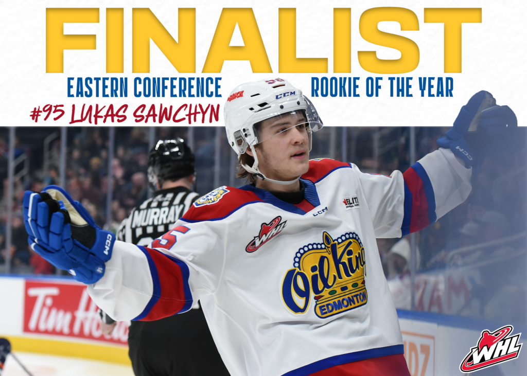 Lukas Sawchyn Named Eastern Conference Finalist for WHL Rookie of the ...