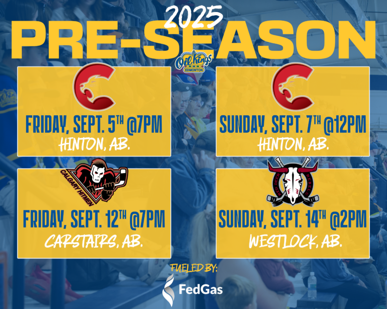 Oil Kings Announce 2025/2026 Regular Season Schedule - Edmonton Oil Kings