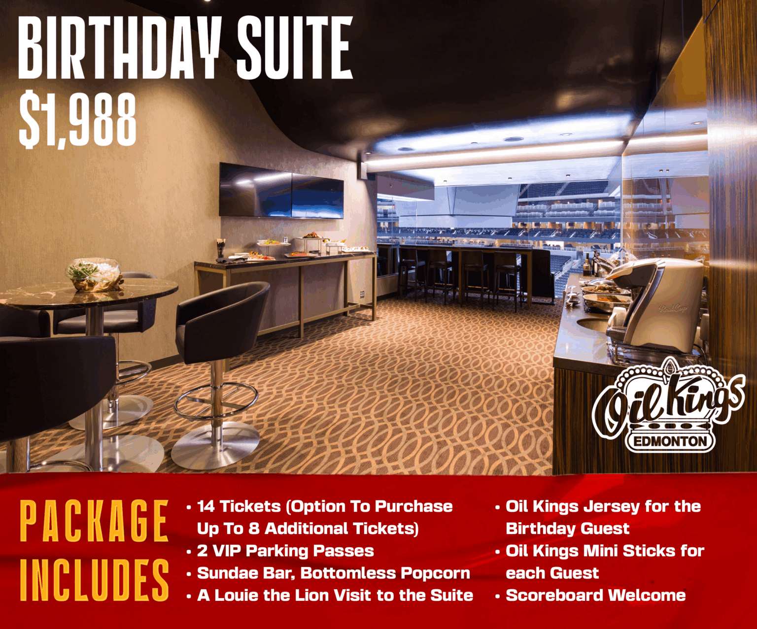 Birthday Packages - Edmonton Oil Kings