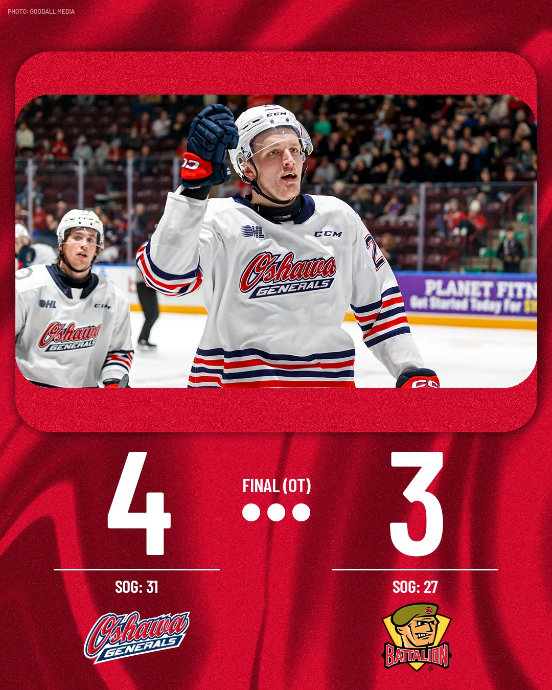 Generals close 2023 chapter with OT success – Oshawa Generals
