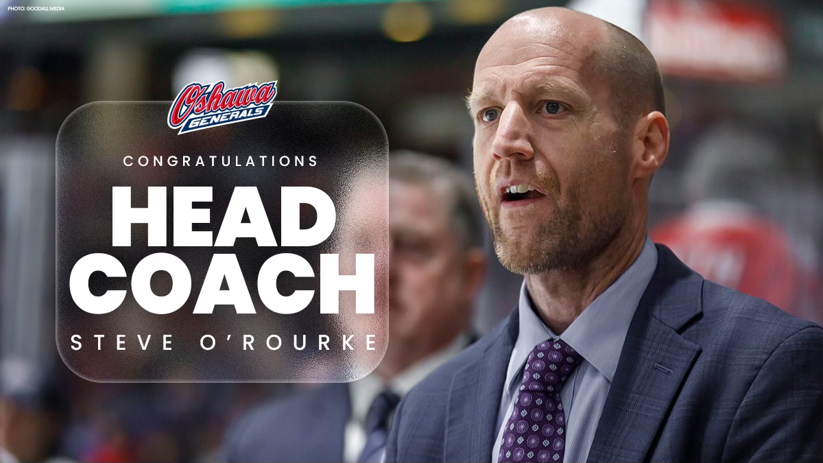 Oshawa Generals name Steve O'Rourke as 36th Head Coach in team history ...