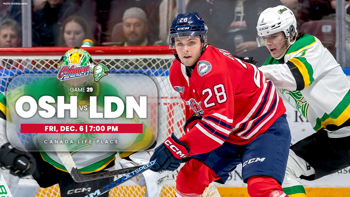 Generals Travel to London; Looking for Revenge for 2024 OHL Finals ...
