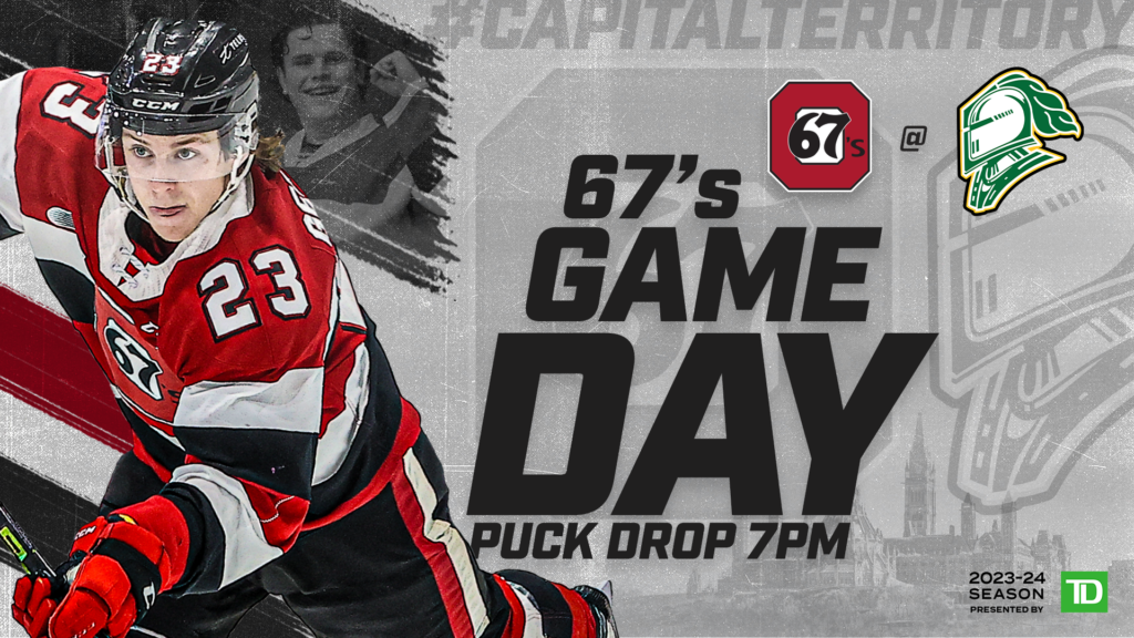 Looking for third straight win, 67’s do battle with Knights - Ottawa 67s