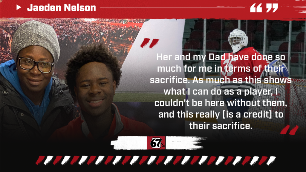Life moving quickly for newest 67’s netminder Jaeden Nelson - Ottawa 67s