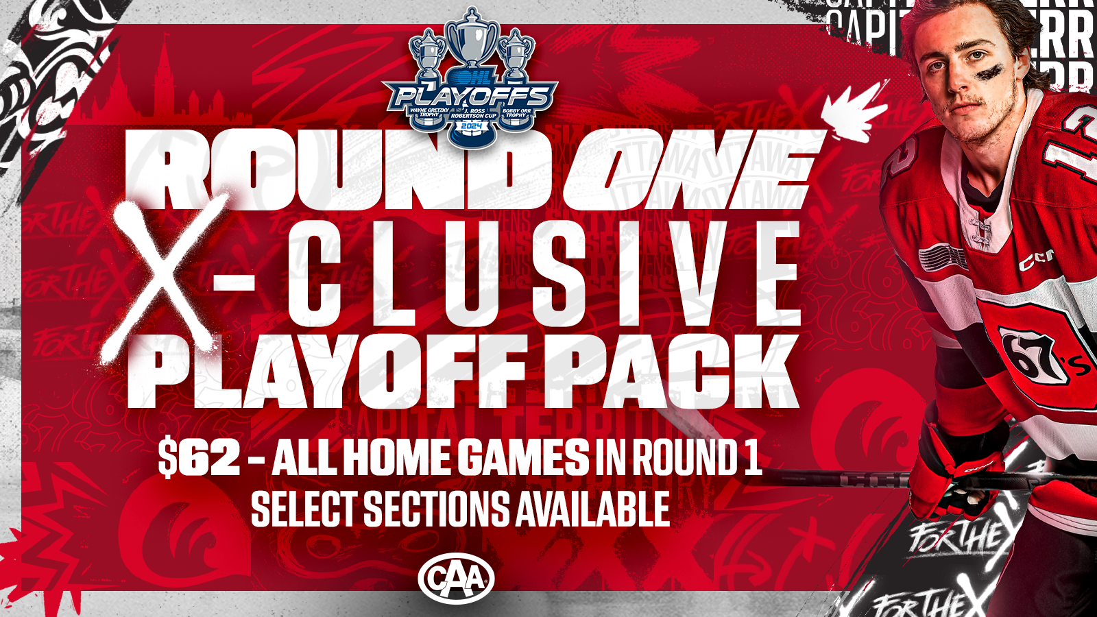 67's X-clusive Playoff Pack: Get Access To All Home Games! - Ottawa 67s