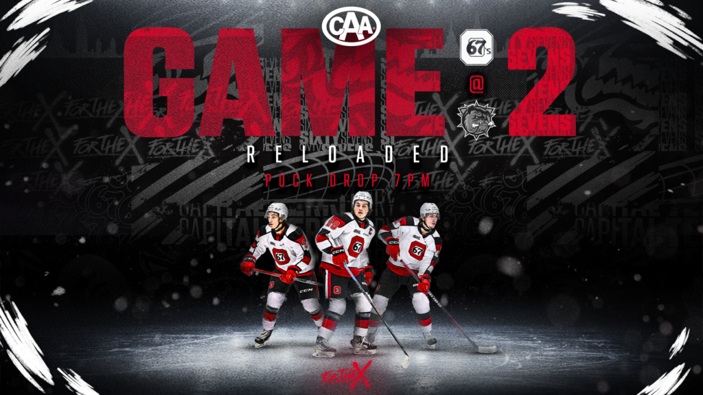 67’s aim for road split at Bulldogs in Game 2 - Ottawa 67s