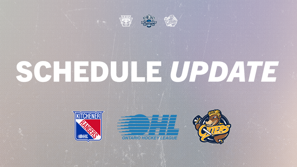Ontario Hockey League Announces Changes To Games 6 and 7 of Erie's ...