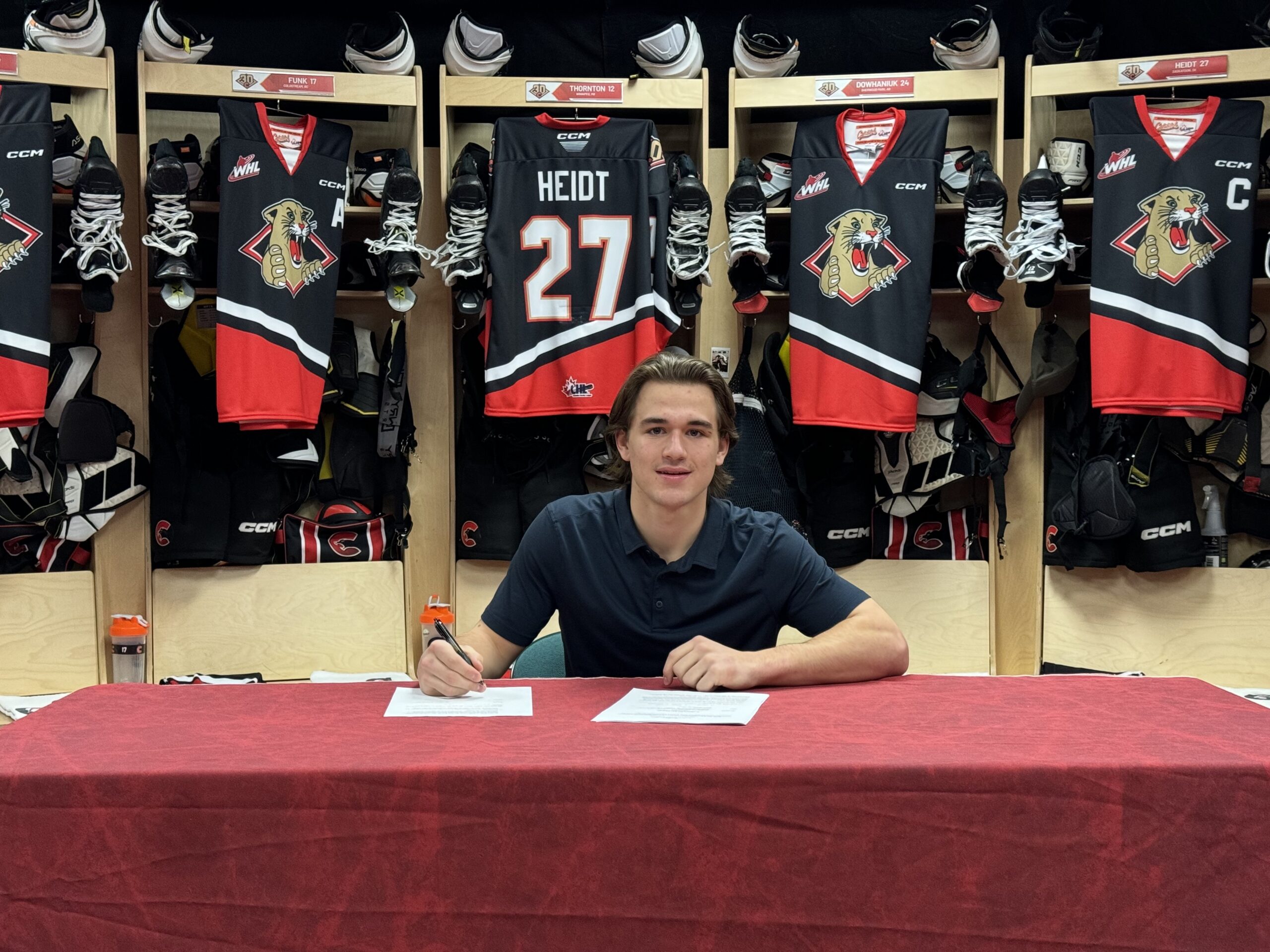 Riley Heidt Signs Three-Year Entry-Level Contract with Minnesota Wild ...