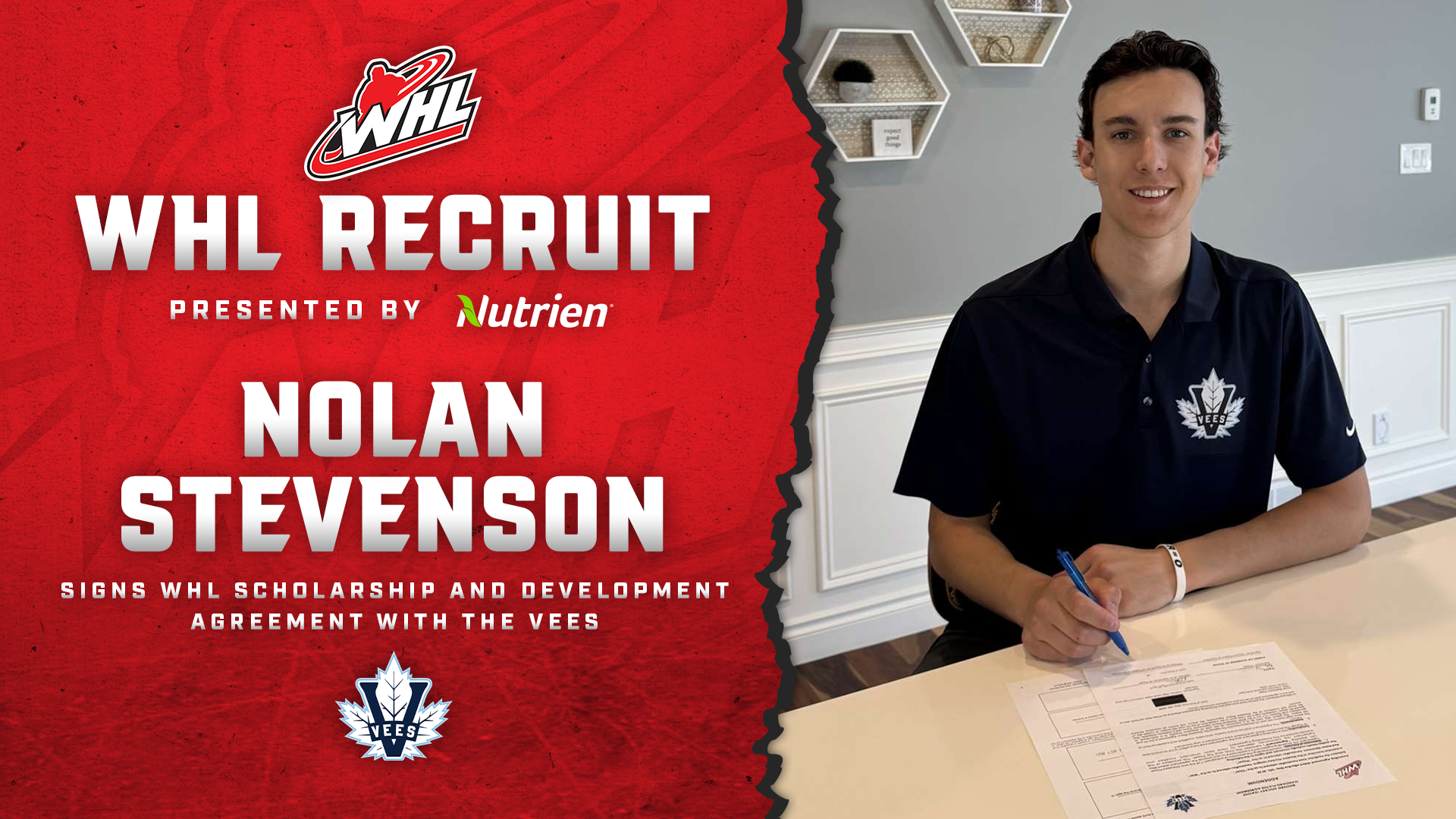 Penticton Vees sign defenceman Nolan Stevenson – WHL Prospects