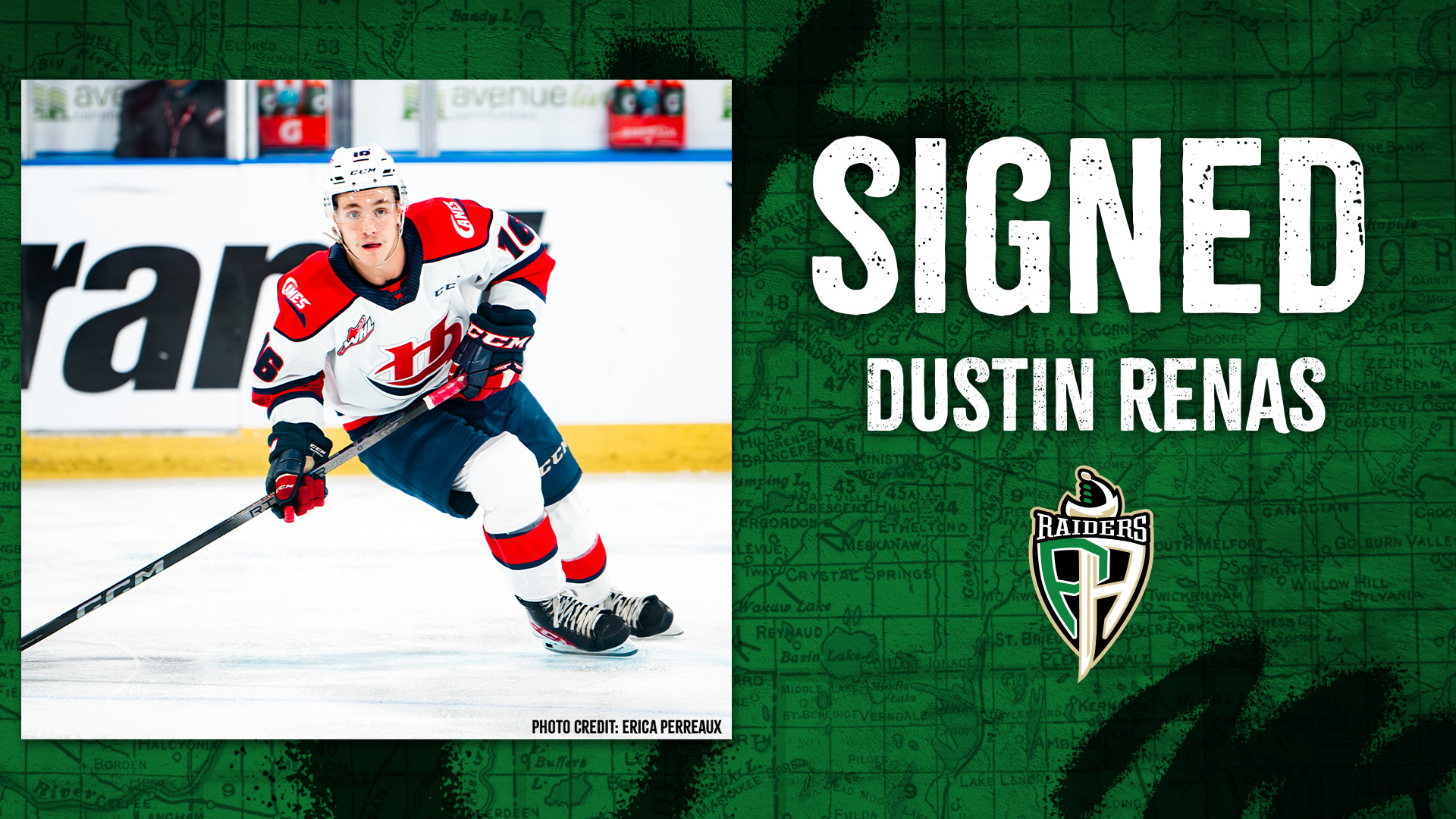 Raiders sign Dustin Renas to WHL Scholarship and Development Agreement - Prince Albert Raiders