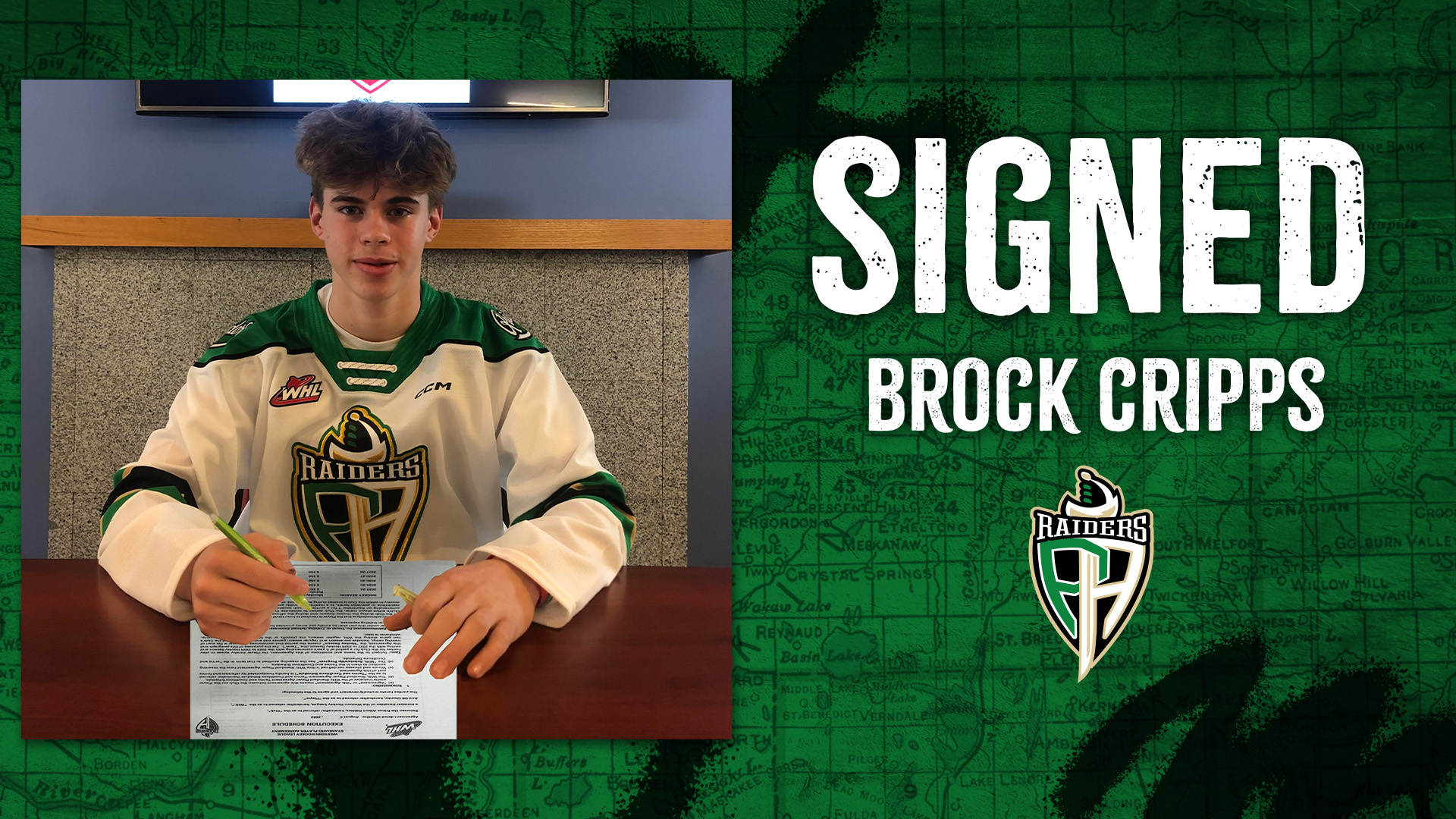 Raiders sign Cripps to WHL Scholarship and Development Agreement ...