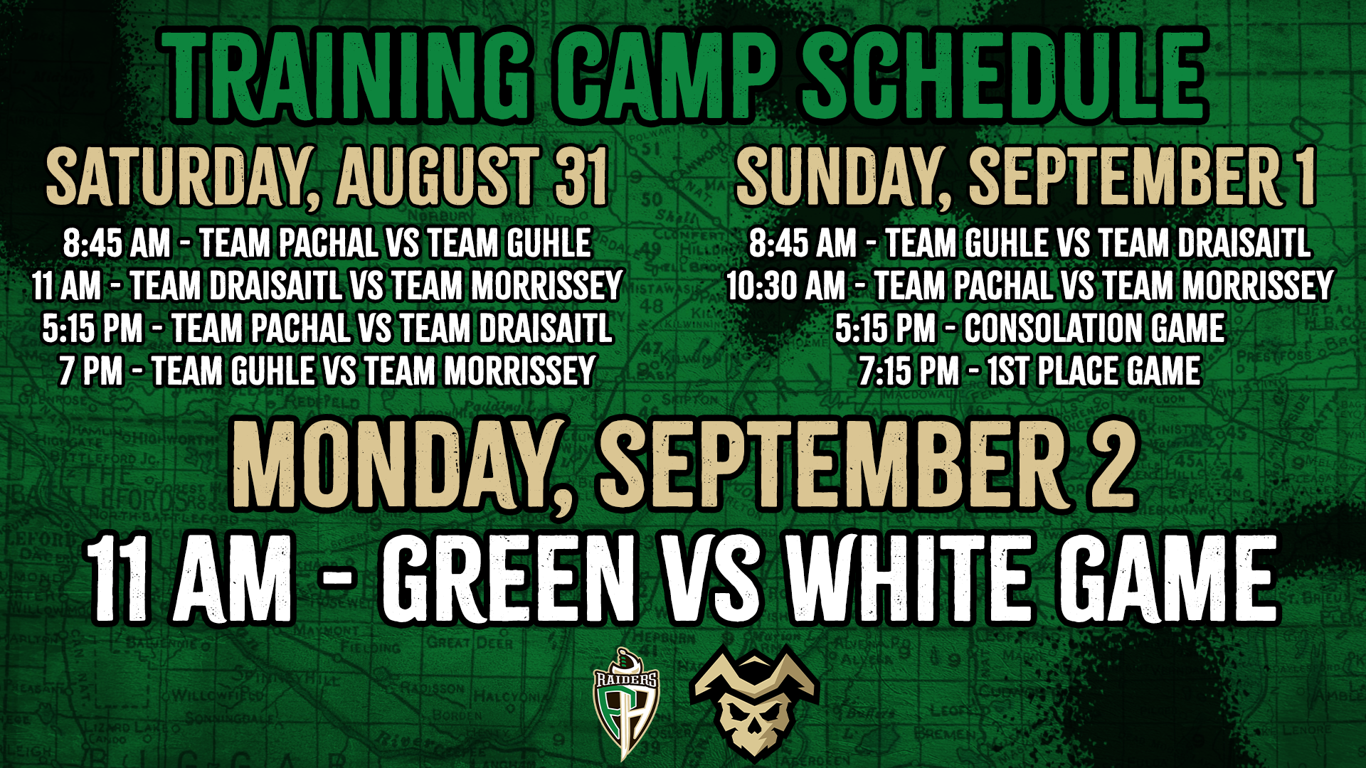 Raiders announce 2024 training camp schedule - Prince Albert Raiders