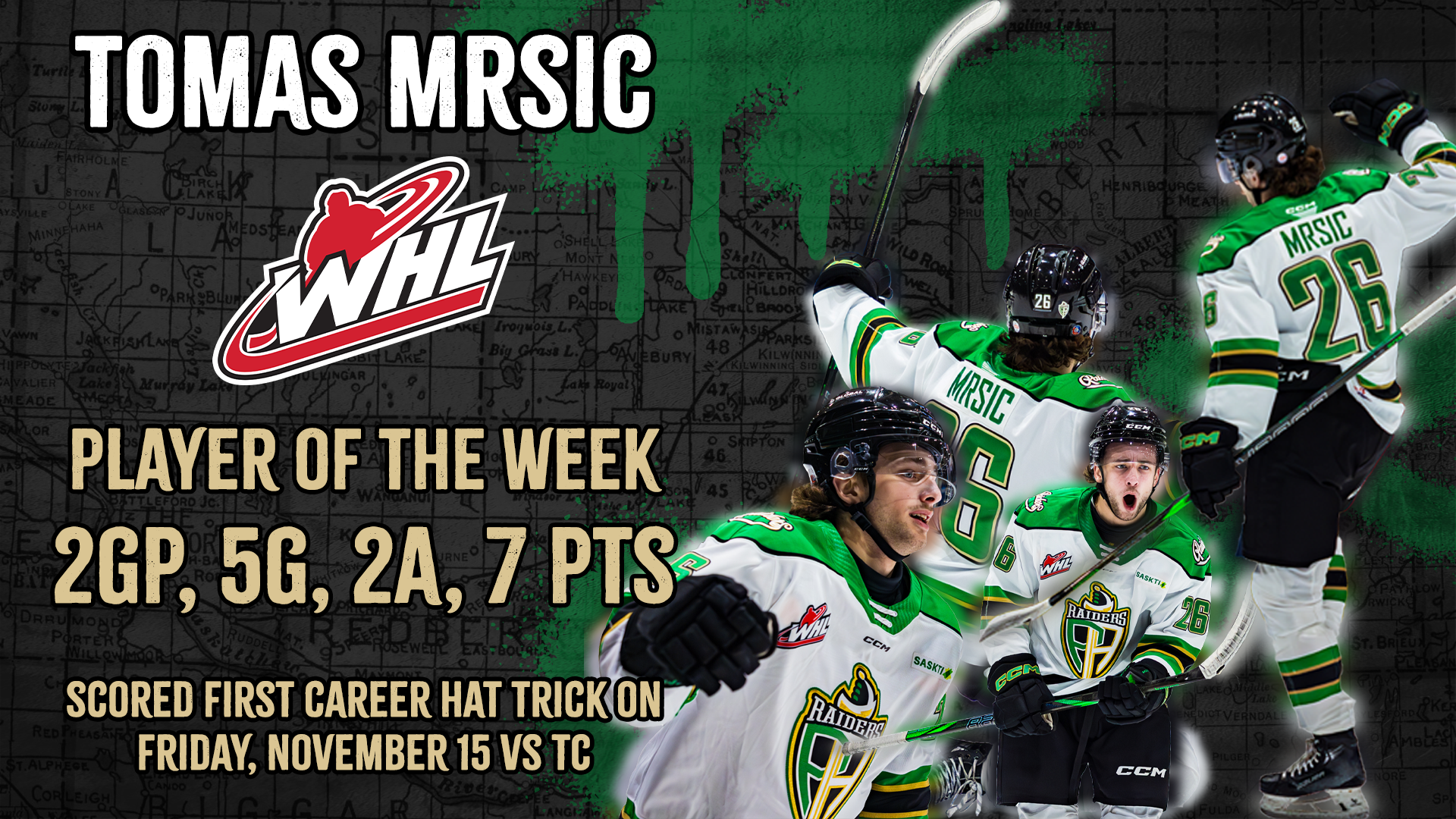 Mrsic named Tempo WHL Player of the Week - Prince Albert Raiders
