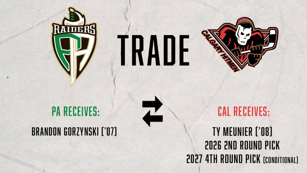 Raiders Acquire Rising Star Gorzynski in Exchange for Meunier - BVM Sports