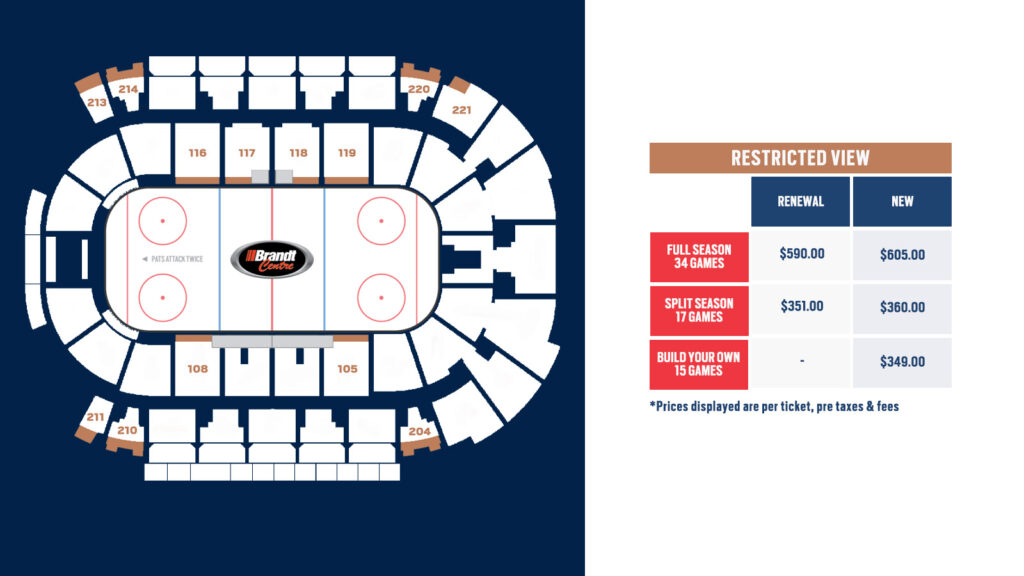 Split Season Ticket Memberships 2025-26 - Regina Pats