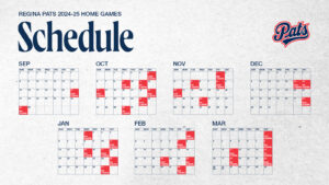 Pats announce 2024-25 home schedule - Regina Pats