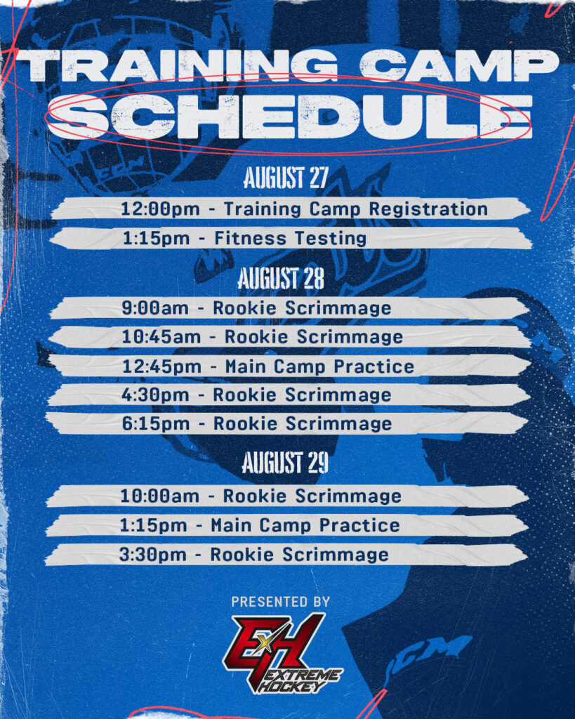 Pats announce 2025 Training Camp details, presented by Extreme Hockey ...