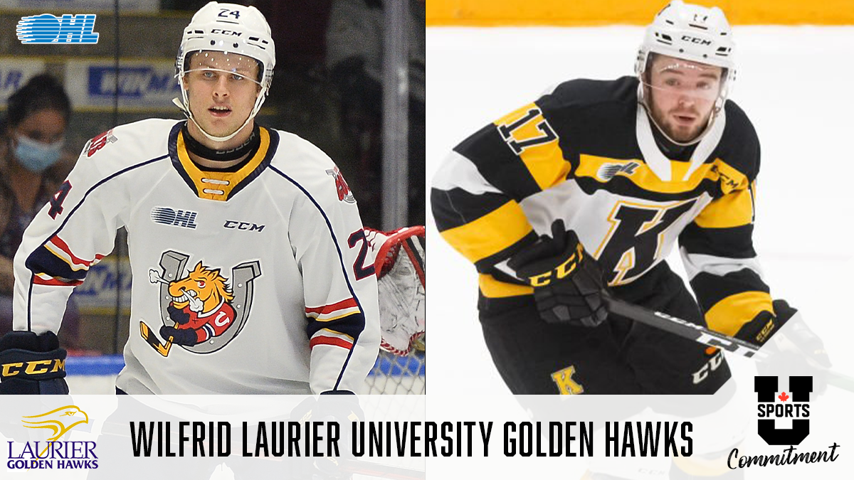 OHL duo commits to Wilfrid Laurier University for 2023-24 - Ontario ...