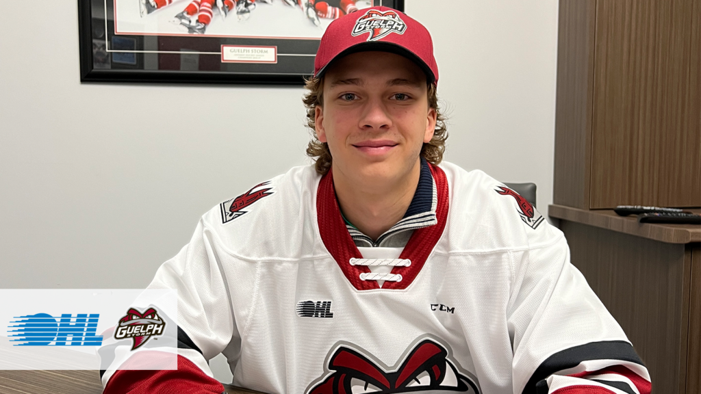 Leo Serlin commits to Storm - Ontario Hockey League