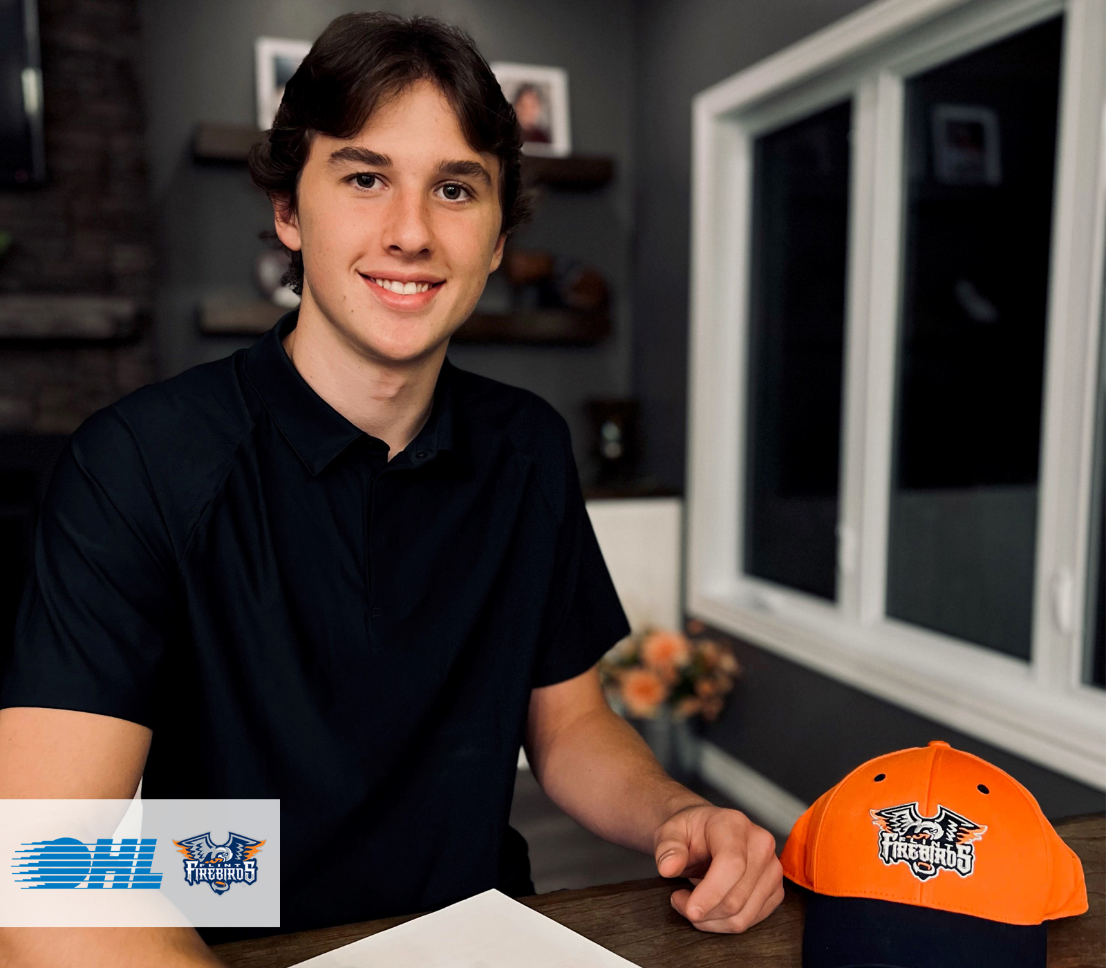 Rylan Fellinger commits to Firebirds - Ontario Hockey League