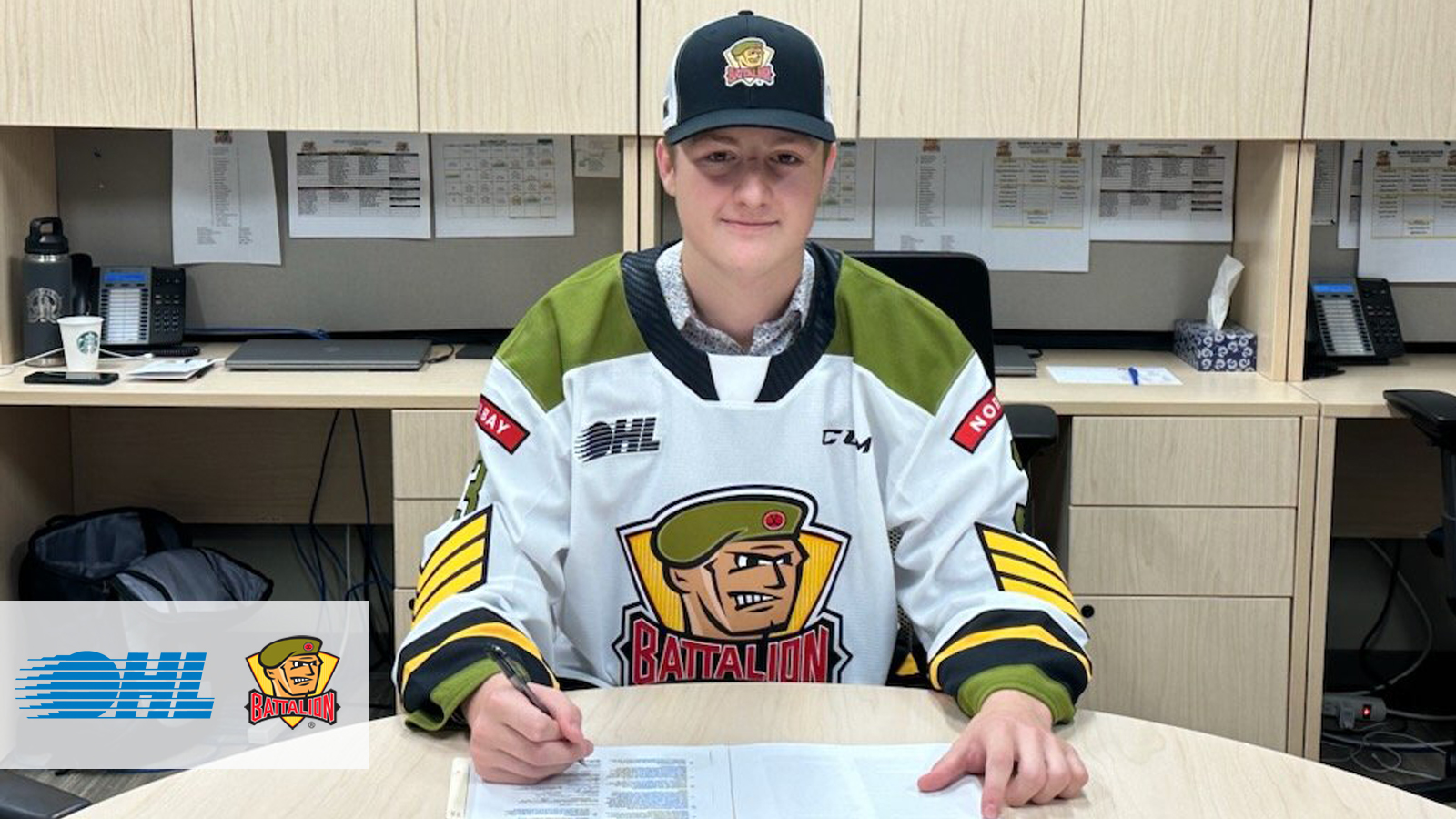 Declan Gallivan commits to Battalion - Ontario Hockey League